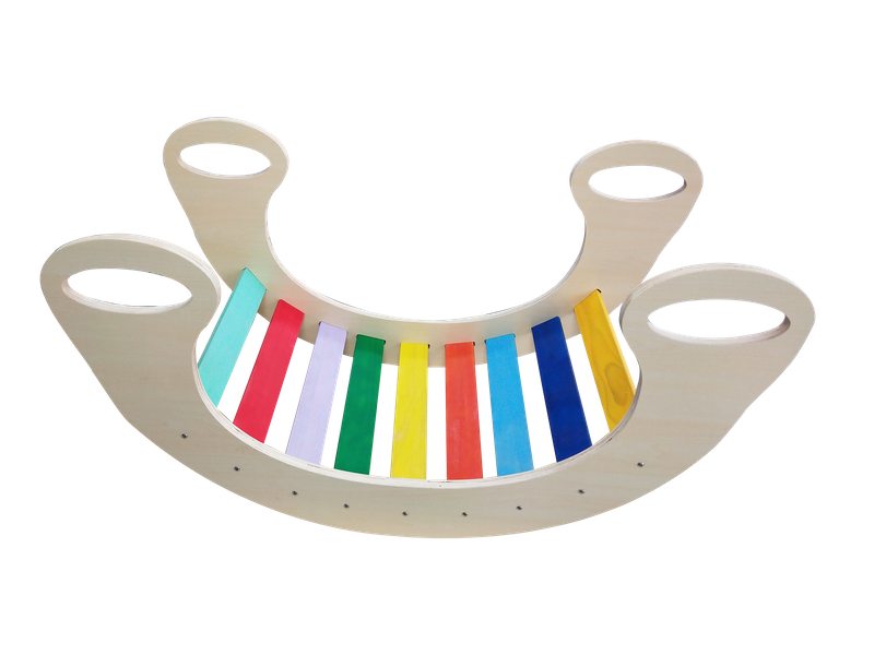 Wooden Rainbow Rocker for Kids from China manufacturer - Kindercasa ...